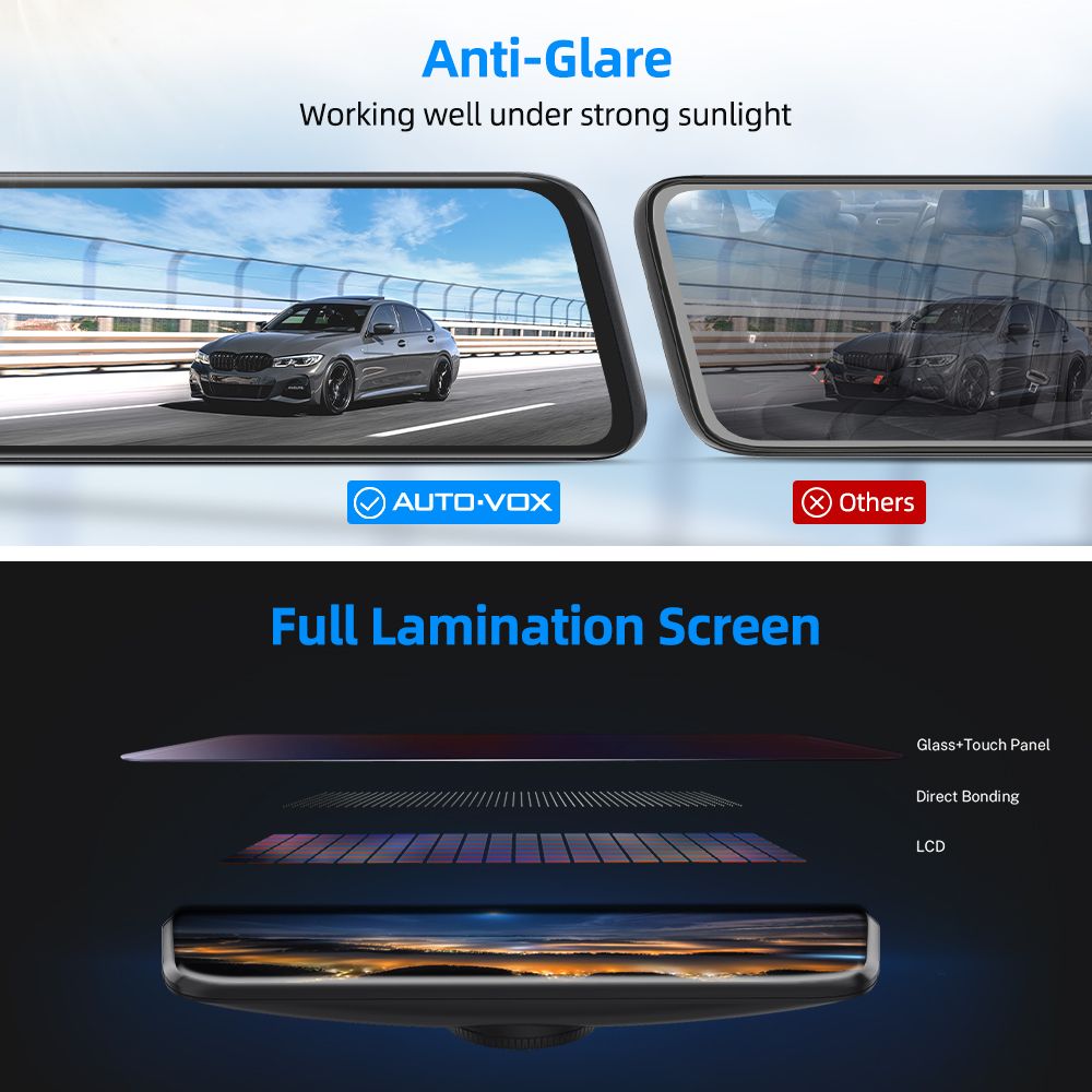 T9 Pro 1080P Front and Rear Dash Cam for Car & Truck with GPS – AUTO-VOX