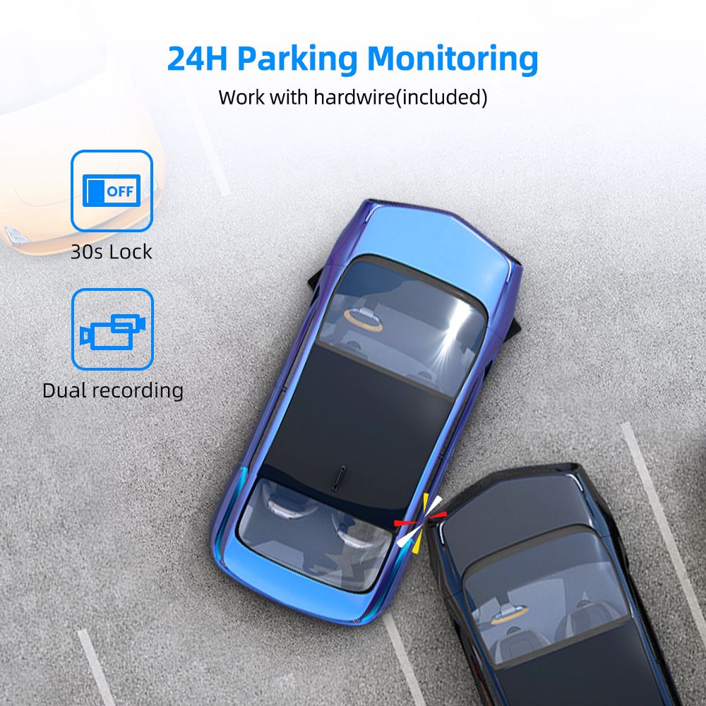 T9 Pro 1080P Front and Rear Dash Cam for Car & Truck with GPS – AUTO-VOX