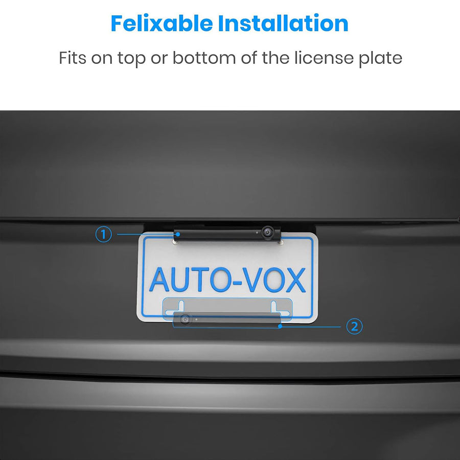 License Plate Backup Camera – AUTO-VOX