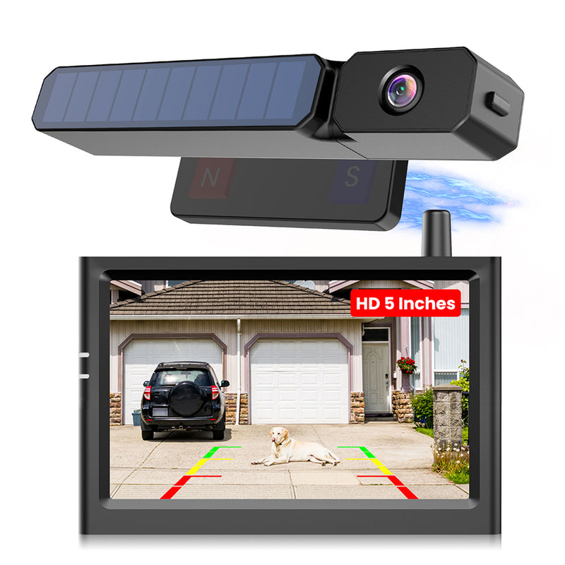Solar Wireless Backup Cameras – Easy Install & No Wiring – AUTO-VOX