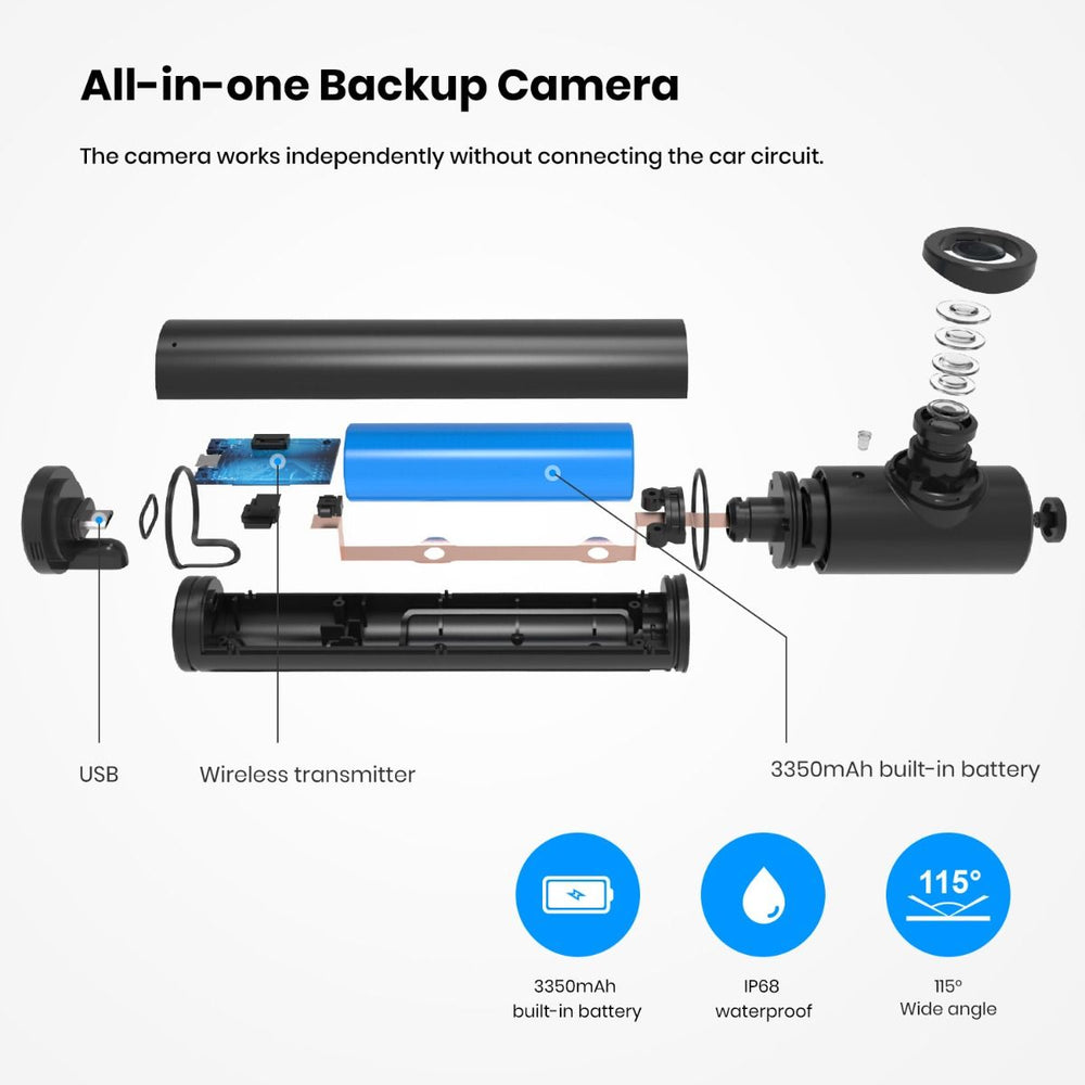 License Plate Backup Camera – AUTO-VOX