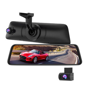 V5 Pro 1080P Rear View Mirror Dash Cam Front and Rear with GPS for Car ...